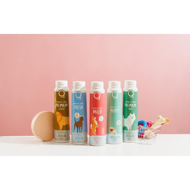 O2 Shampoo แชมพูสำหรับสุนัข ขนาด 200-500 มล. | Shopee Thailand