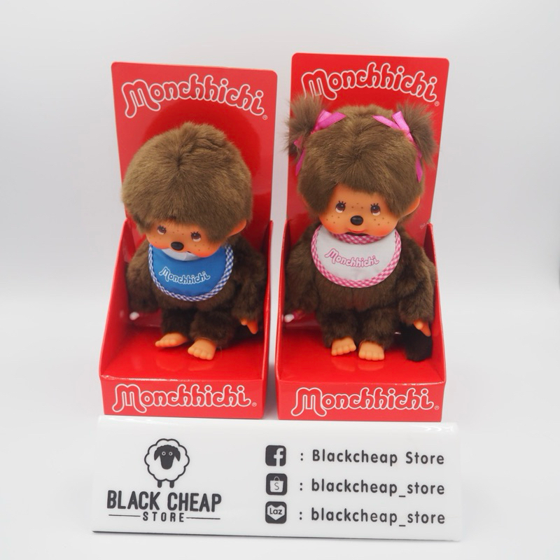 พร้อมส่ง (ของแท้ 100%) ตุ๊กตา Monchhichi Classic ขนาด 20cm | Shopee Thailand