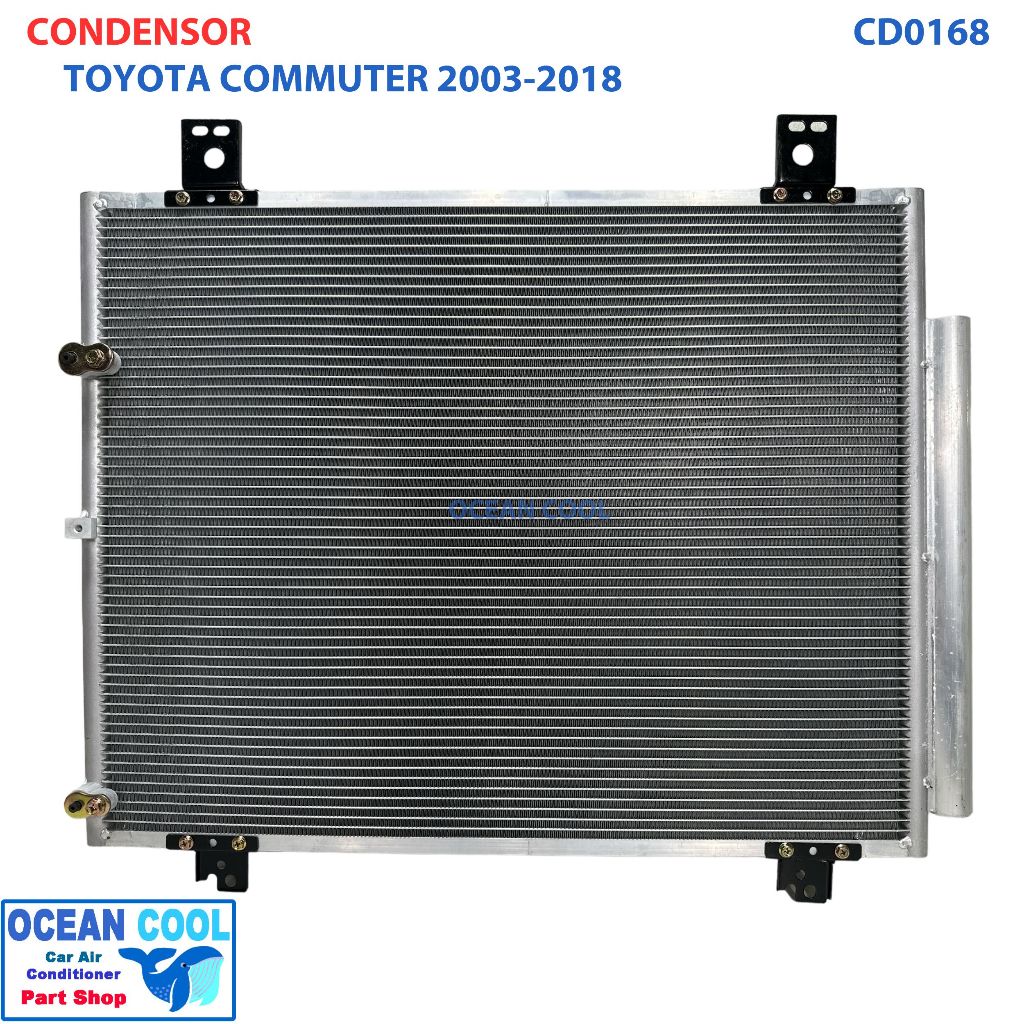 แผงแอร์ โตโยต้า คอมมิวเตอร์ 2003 - 2018 CD0168 CONDENSER TOYOTA HIACE ...