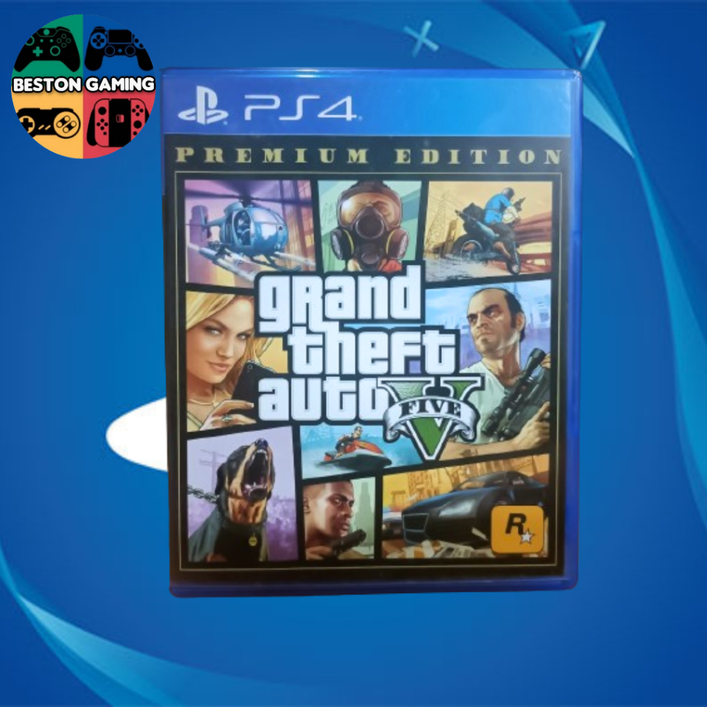 PS4 แผ่น ps4 GTA V Grand Theft Auto 5 Premium Edition(มีแผนที่ให้ ...