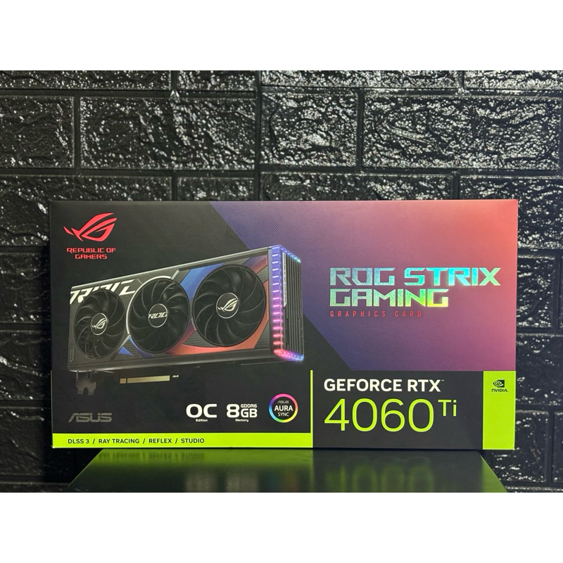 การ์ดมือ2 ASUS ROG STRIX GEFORCE RTX 4060 TI 8GB GDDR6 OC EDITION | Shopee Thailand