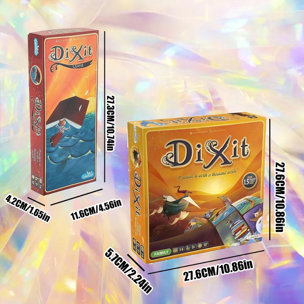 เกมการ์ด Dixit/Dixit Quest ดิ้กซิท ทายรูปภาพจากคำใบ้ สินค้าพร้อมส่ง | Shopee Thailand