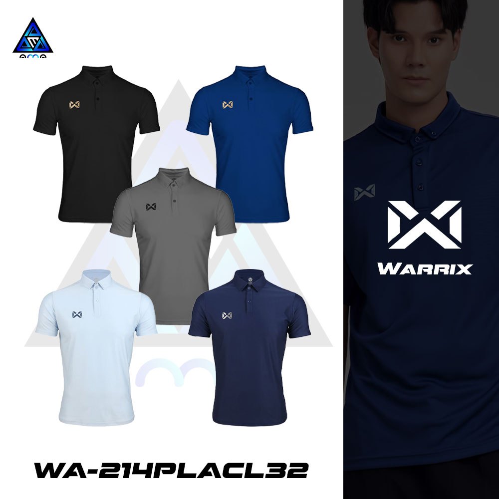 **ลดแล้วลดอีก30%** WARRIX รุ่น PREMIUM รหัส WA-214PLACL32 วาริกซ์ เสื้อโปโลชายและหญิง ของแท้100% ...
