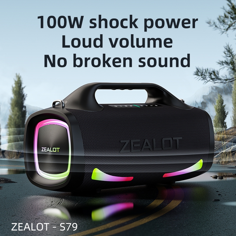 ZEALOT S79 ลําโพงบลูทูธไร้สาย5.2 Speaker power100W แบตเตอรี่ 24000MAH ...