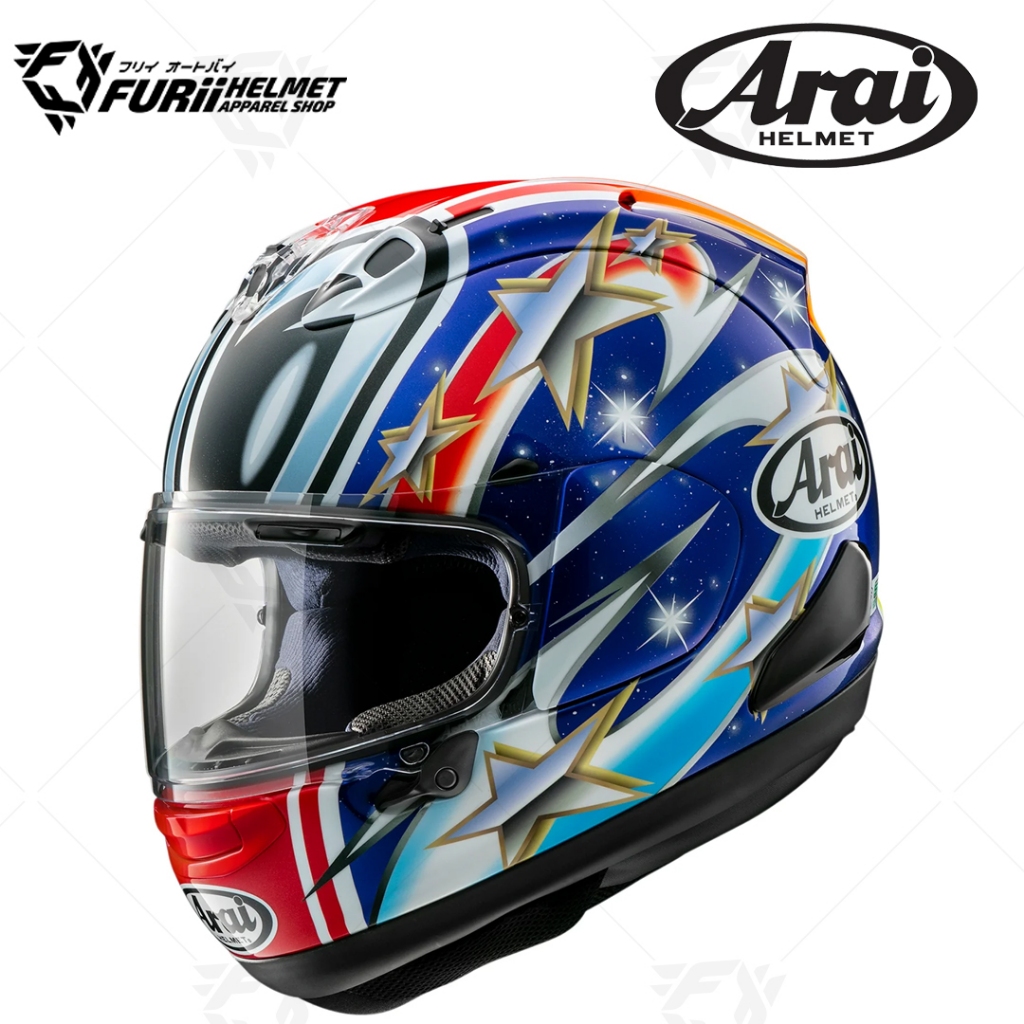[ แบบผ่อนหมวก ] หมวกกันน็อคเต็มใบ Arai : RX-7V EVO NAKANO RED 99 ( LIMITED EDITION ) | Shopee ...