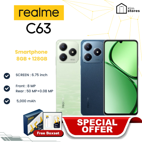 realme C63 (8+128GB) กล้อง 50 MP ชาร์จเร็ว เครื่องประกันศูนย์ไทย ...
