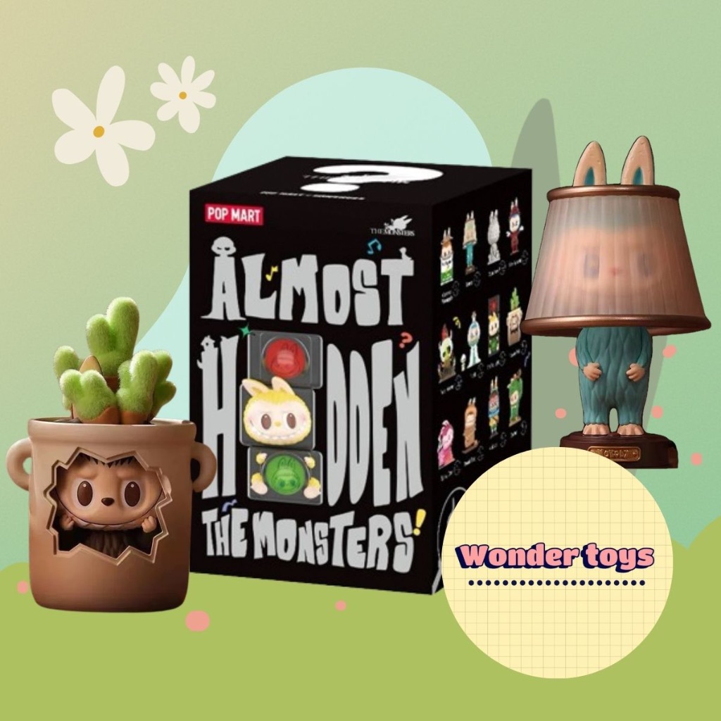 [พร้อมส่ง ส่งไวสุดๆ] Labubu The Monster Almost Hidden Series กล่องสุ่ม ...