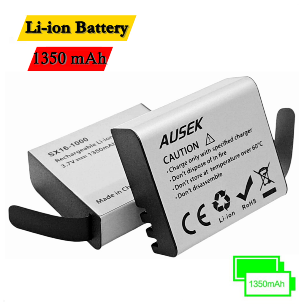 แบตเตอรี่ PG1350 ขนาด 1350 mAh สำหรับกล้อง Action Eken Ausek Nanotech ...