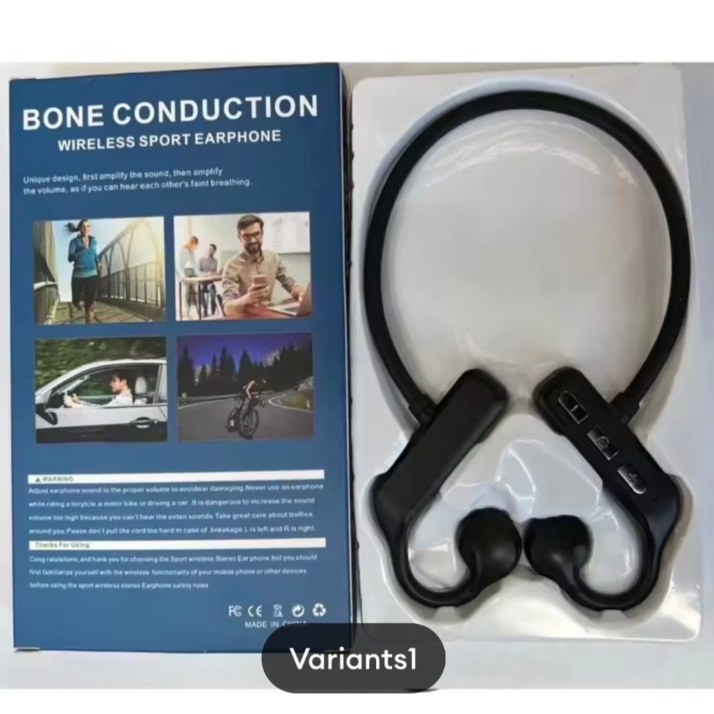 ของแท้100% หูฟังบลูทูธหูฟัง Bone conduction Air conduction หูฟังแขวนชุด ...