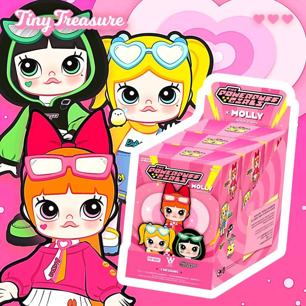 MOLLY x The Powerpuff Girlsโคส ลด 30% ยกแพคพร้อมส่ง แท้100% POP MART ...