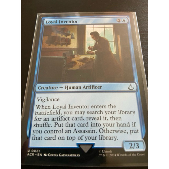 [MTG][ACR] Universes Beyond: Assassin's Creed: Loyal Inventor การ์ดแท้ ...