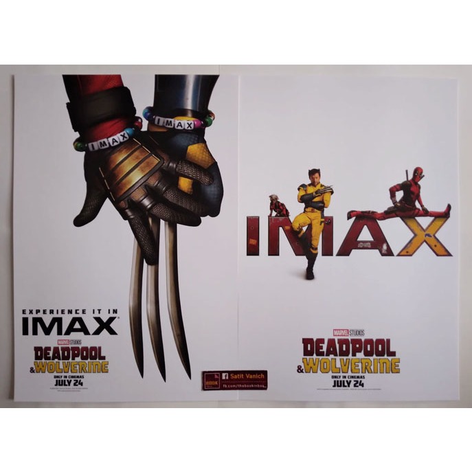 Poster Deadpool & Wolverine โปสเตอร์ IMAX | Shopee Thailand