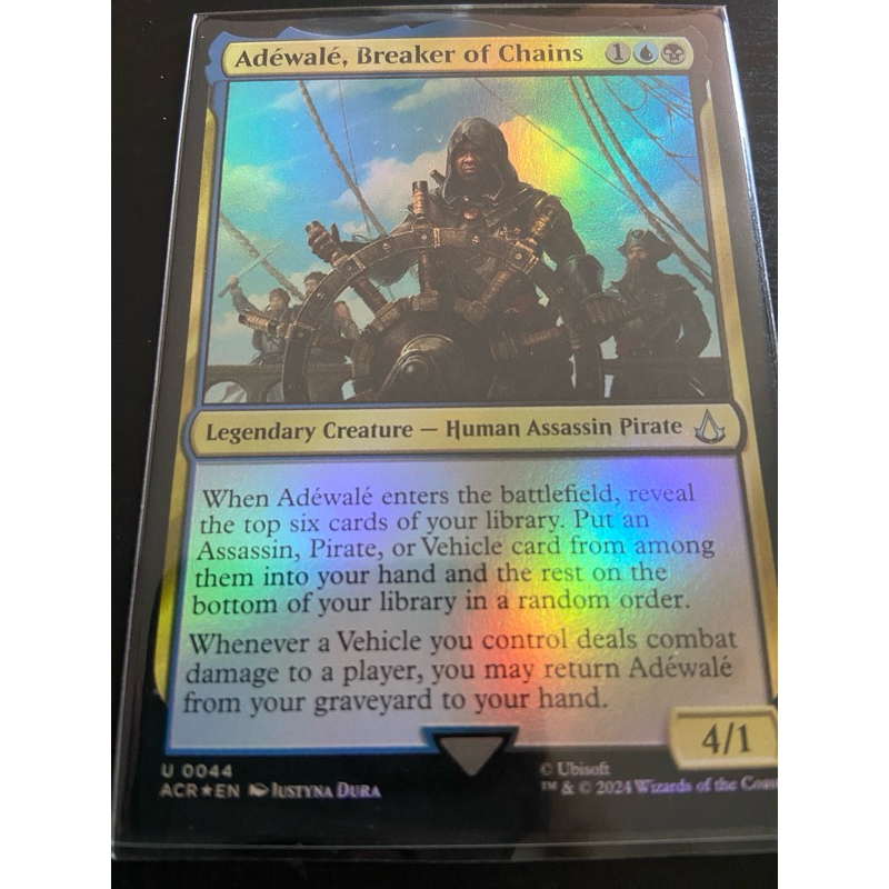 [MTG][ACR] Universes Beyond: Assassin's Creed Foil: Adewale, Breaker of ...