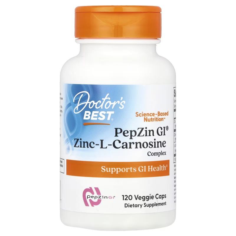 แอล-คาร์โนซีน, Doctor's Best PepZin Gl, L-Carnosine 120 แคปซูล | Shopee ...