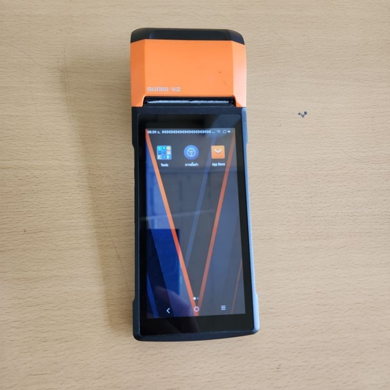 Sunmi V2 Android POS พิมพ์ใบเสร็จในตัว รองรับ Grab Lineman used ...