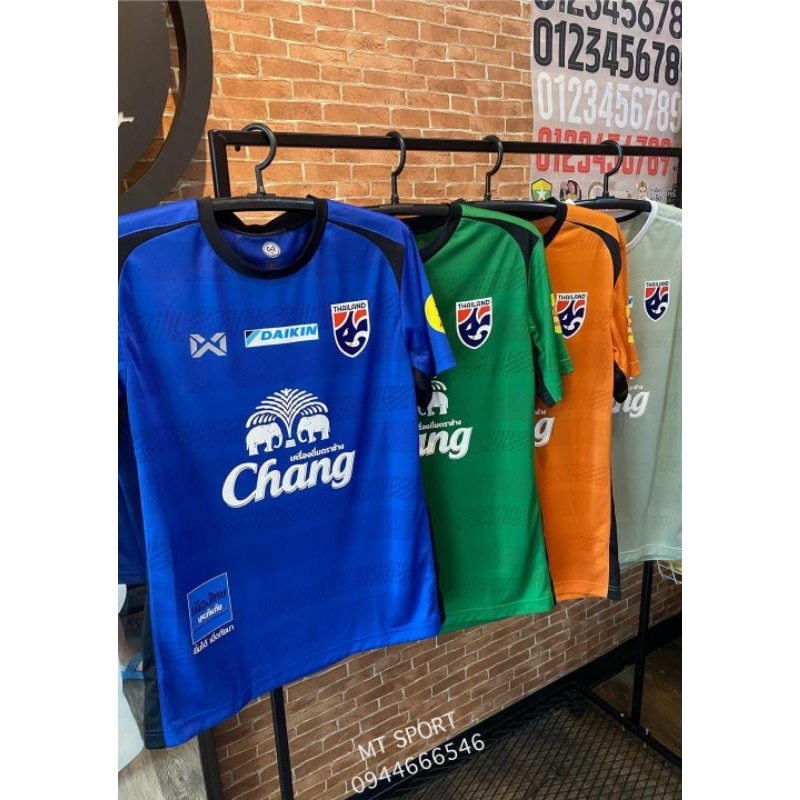 Warrix เสื้อซ้อมทีมชาติไทย Wa-241Fbacl01 Training shirt รุ่นหลังโล่ง เสื้อแท้จาก shop X ไม่ใช่ ...