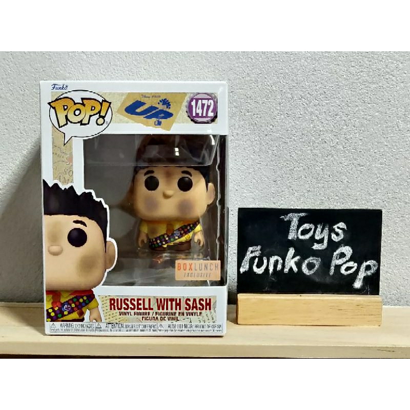 Funko Pop Disney Pixar UP : Russell With Sash (Box Lunch) 1472 | Shopee ...