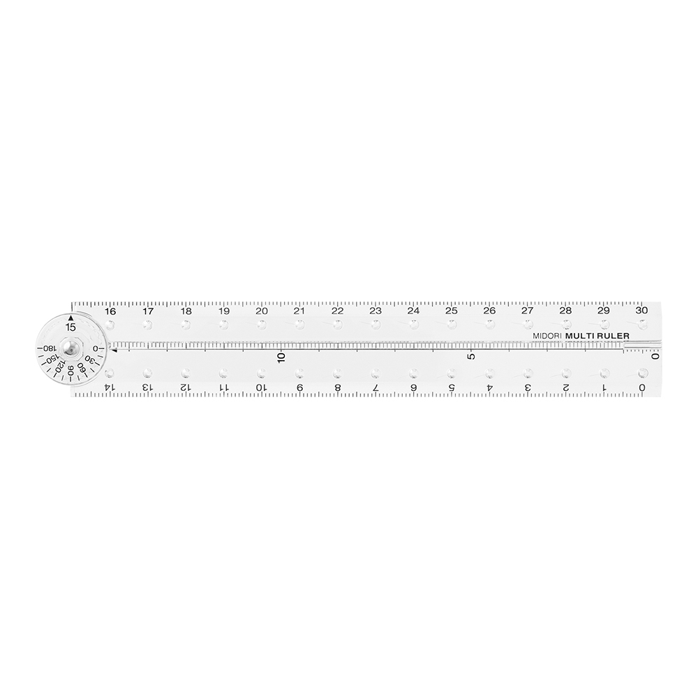 MIDORI Multi Ruler 30cm / ไม้บรรทัดพับได้ ขนาด 30cm แบรนด์ MIDORI จาก ...