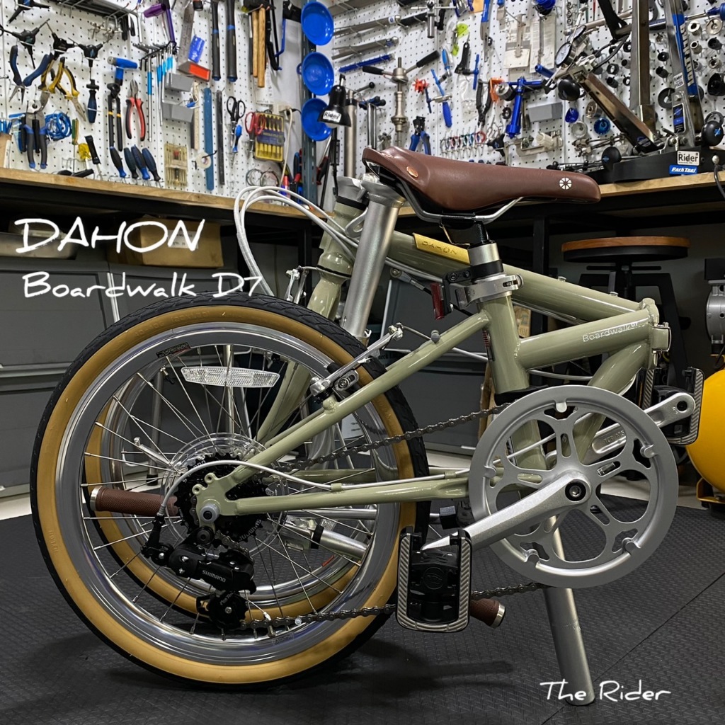 DAHON Boardwalk D7 (ปี 2024) ล้อ 20" วินเทจ รถพับ BW folding bike ...
