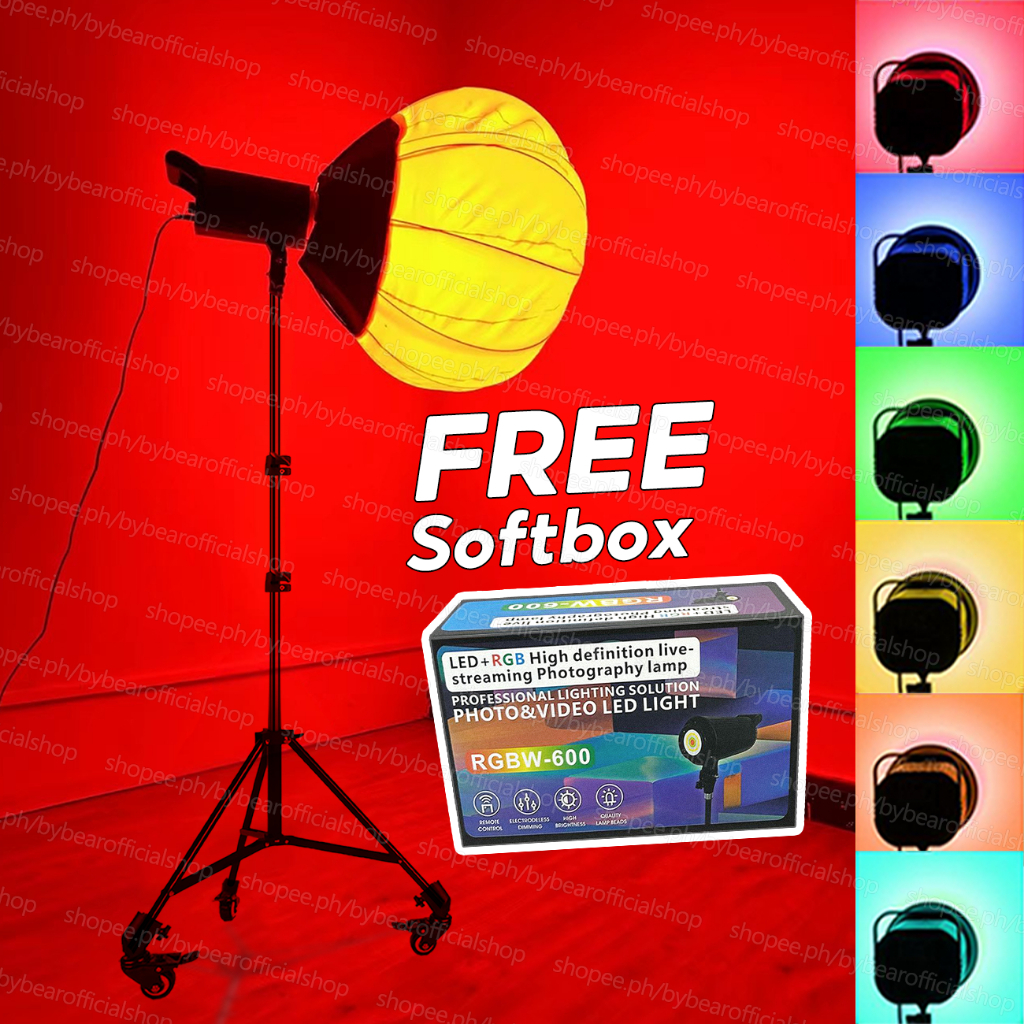 RGB ไฟ Photography Light LED Lamp Super Bright Remote Control Dimming ...