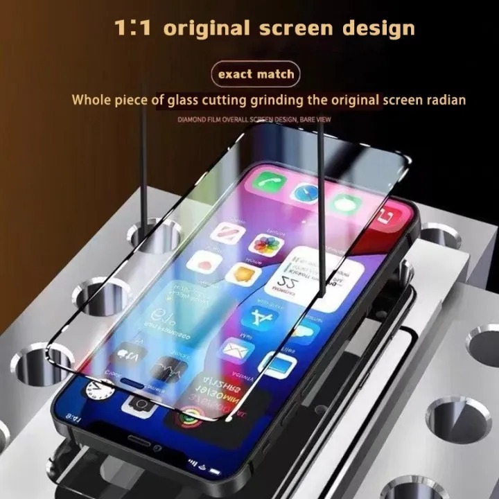 puretime ฟิล์มกระจกนิรภัยกันรอยขีดข่วน 9H สัมผัสลื่น สําหรับ iPhone 7 8 XR 11 12Pro 13 14 ...