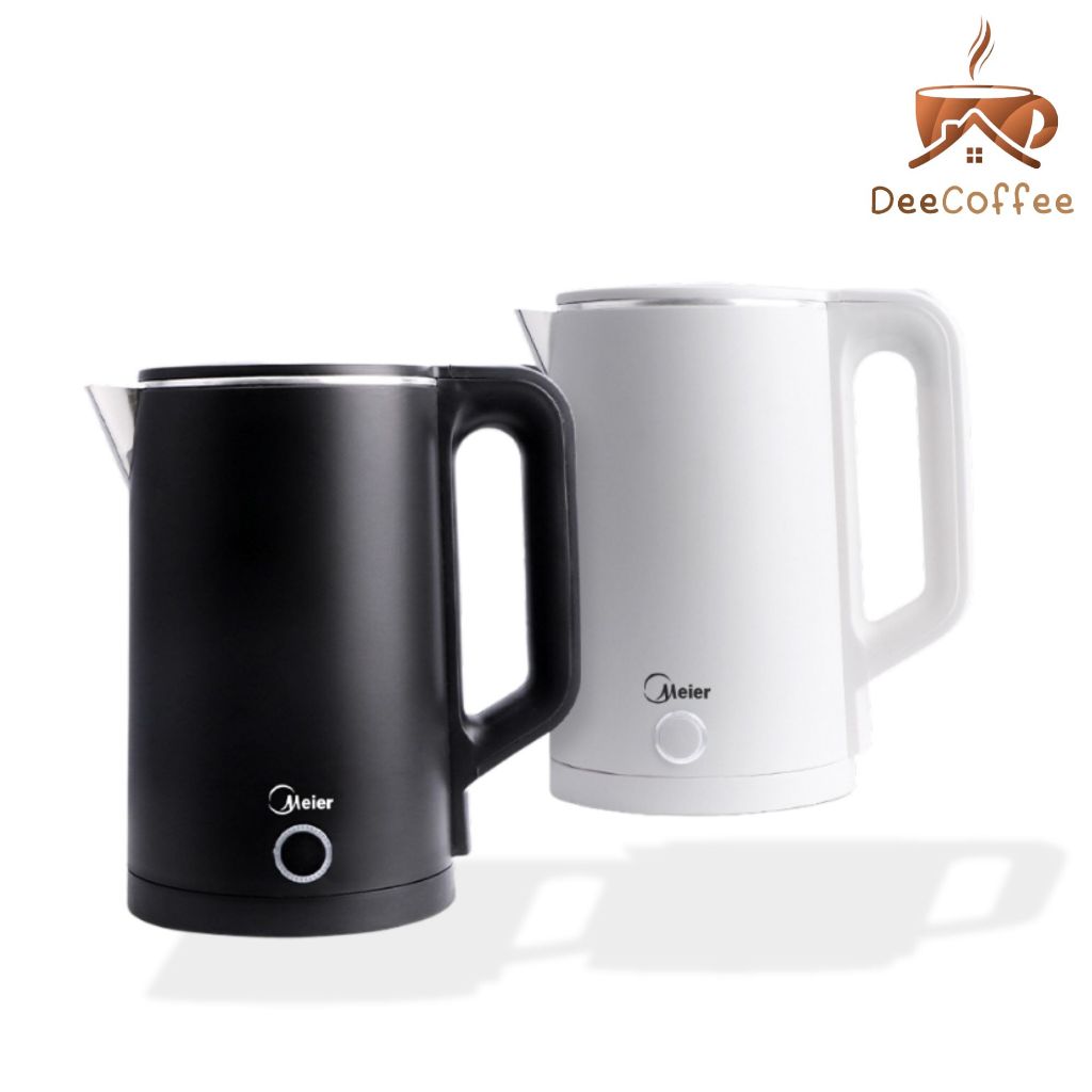 กาต้มน้ำไฟฟ้าสแตนเลส มีระบบตัดไฟอัตโนมัติ กาน้ำร้อน รับประกัน1ปี Dee Coffee | Shopee Thailand