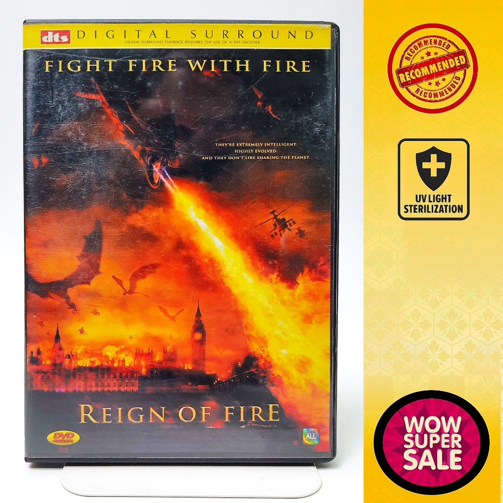 DVD ภาพยนตร์ฮอลลีวูด Reign of Fire กองทัพมังกรเพลิงถล่มโลก | Shopee ...