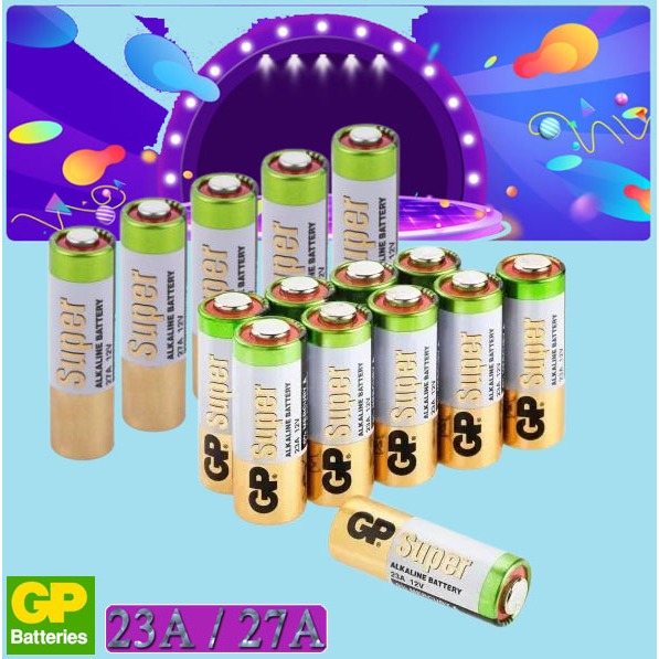 pac 5 ก้อน ถ่าน GP 23A และ 27A alkaline battery 12V มีตัวเลือกสินค้าด้านใน | Shopee Thailand