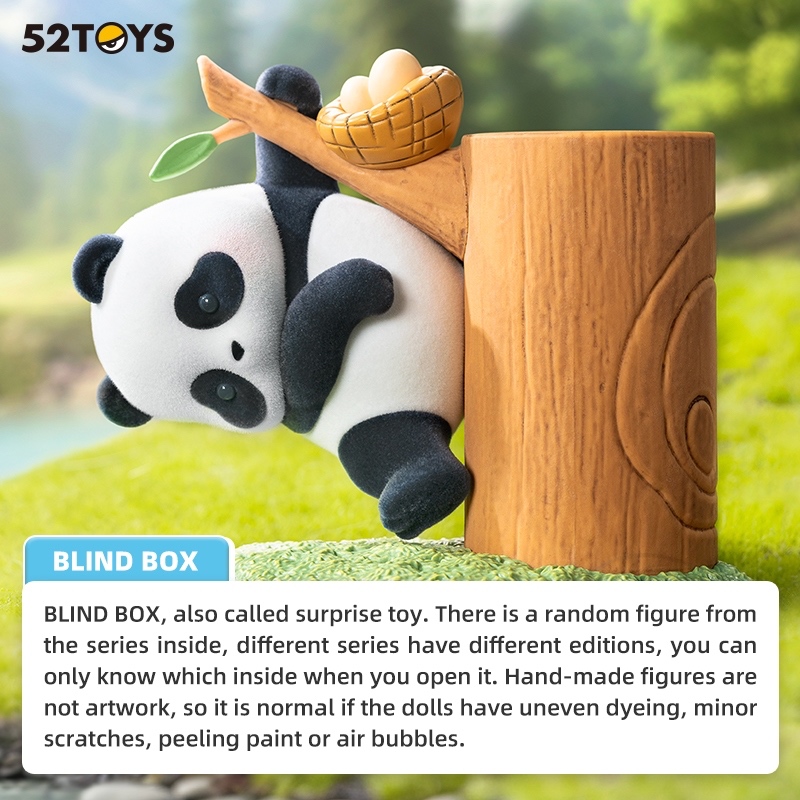 52TOYS Panda Roll Fruit Tree Climbing series BLINDBOX โมเดล ของเล่นเด็ก ...