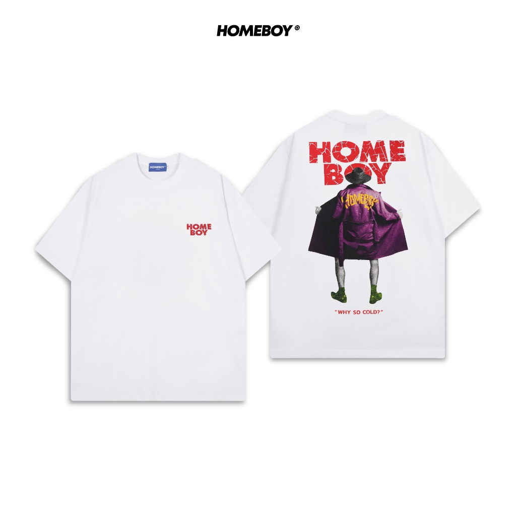 HOMEBOY เสื้อยืด UNISEX ลาย HB.LOOK.AT.ME | Shopee Thailand
