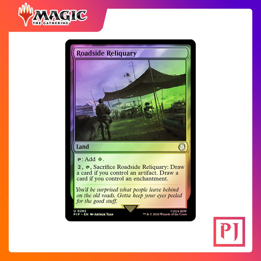 [MTG] Roadside Reliquary [PIP] [LAND] [UNCOM] [FOIL] [ENG] (การ์ดเมจิค ...