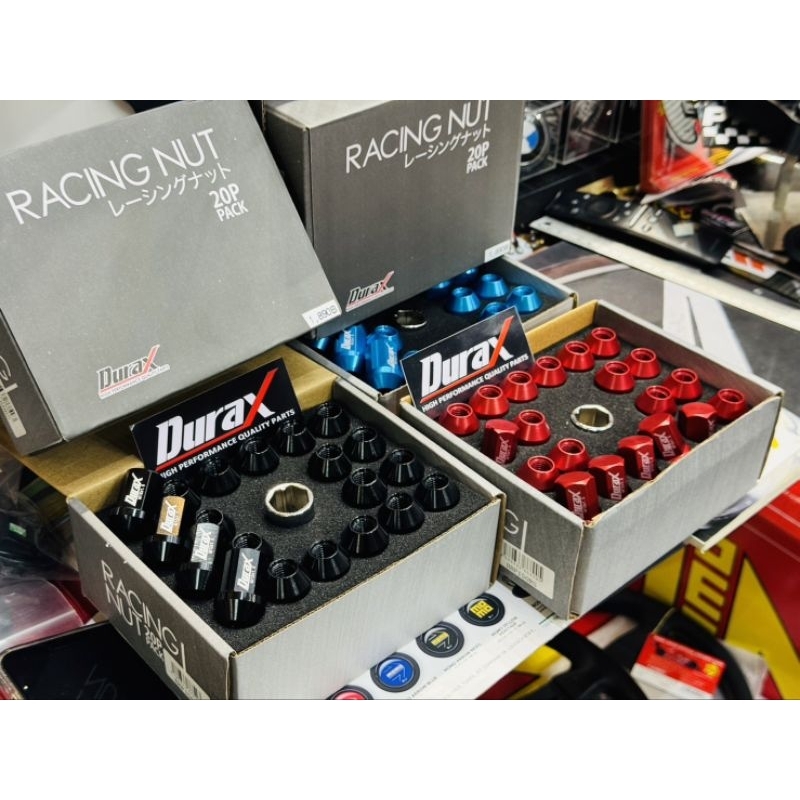 น็อตล้อ durax racing nut แท้ aluminium japan ญี่ปุ่น m12 1.5 wheel lug ...