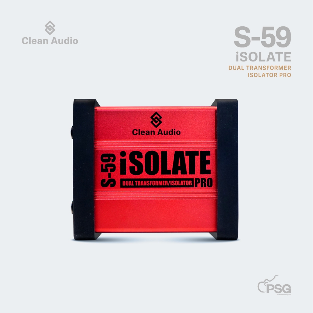 CLEAN AUDIO S-59 ISOLATE DUAL TRANSFORMER ISOLATOR PRO ตัวป้องกันไฟย้อน เข้า mixer | Shopee Thailand