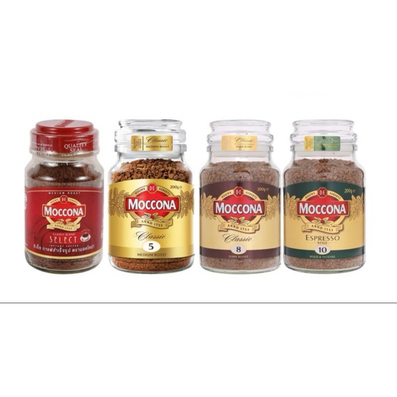 Mocconaมอคโคน่าซีเล็คกาแฟสำเร็จรูปขนาด100กรัมรุ่นขวด หมดอายุ68 | Shopee Thailand