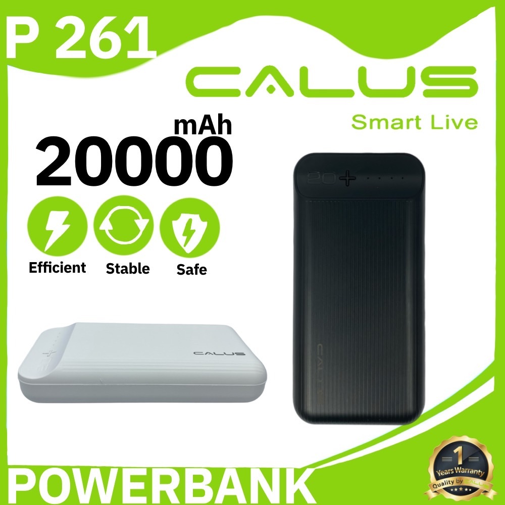 (รับประกัน 1ปี) CALUS แบตสำรอง รุ่น P-261 20000 mAh Power Bank คุณภาพดี ...