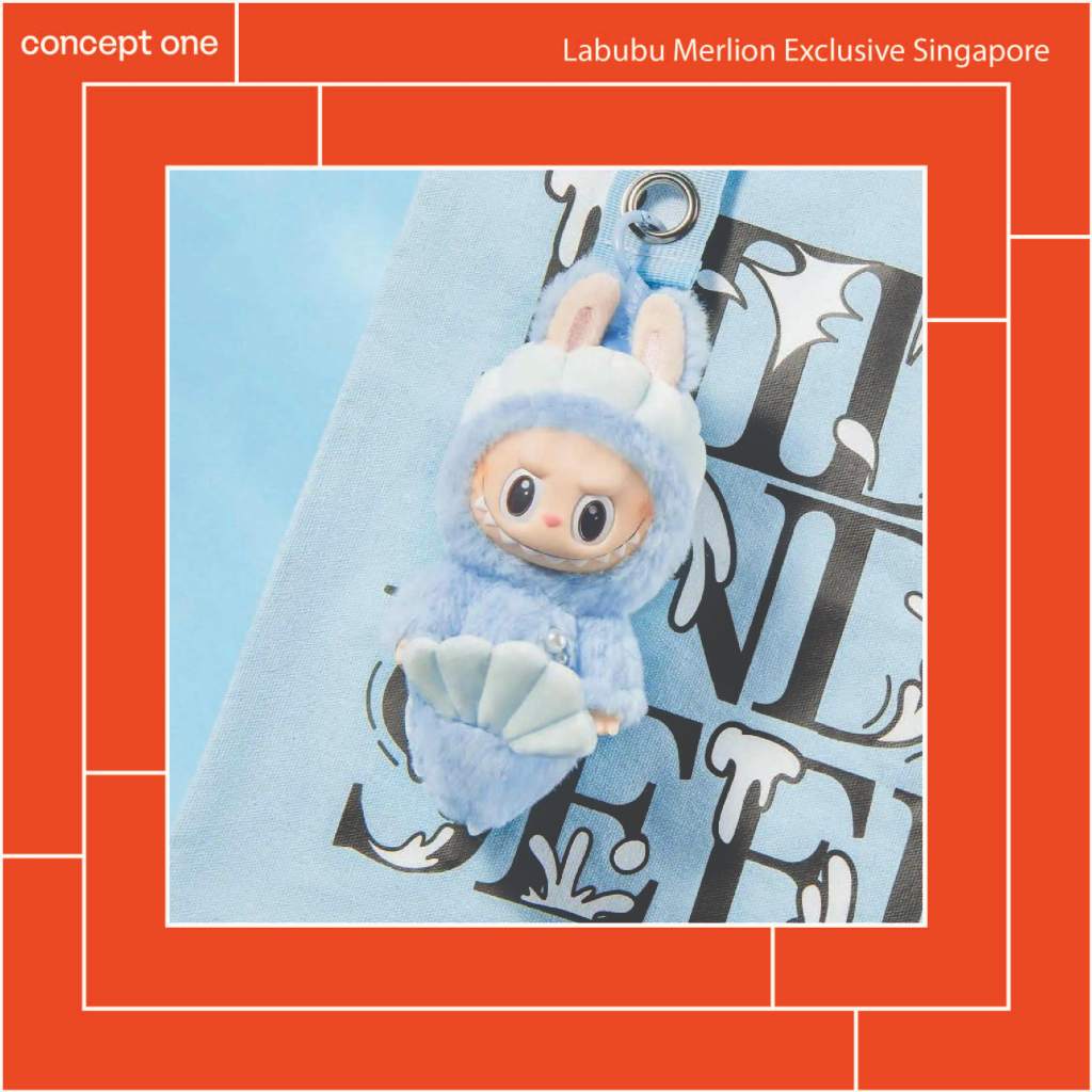 Conceptone Labubu Merlion Exclusive Singapore พวงกุญแจ ตุ๊กตา | Shopee ...