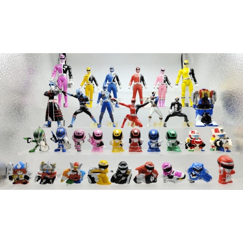 SuperSentai Dekaranger Boukenger figure model gachapon ซุปเปอร์เซนไต เด ...