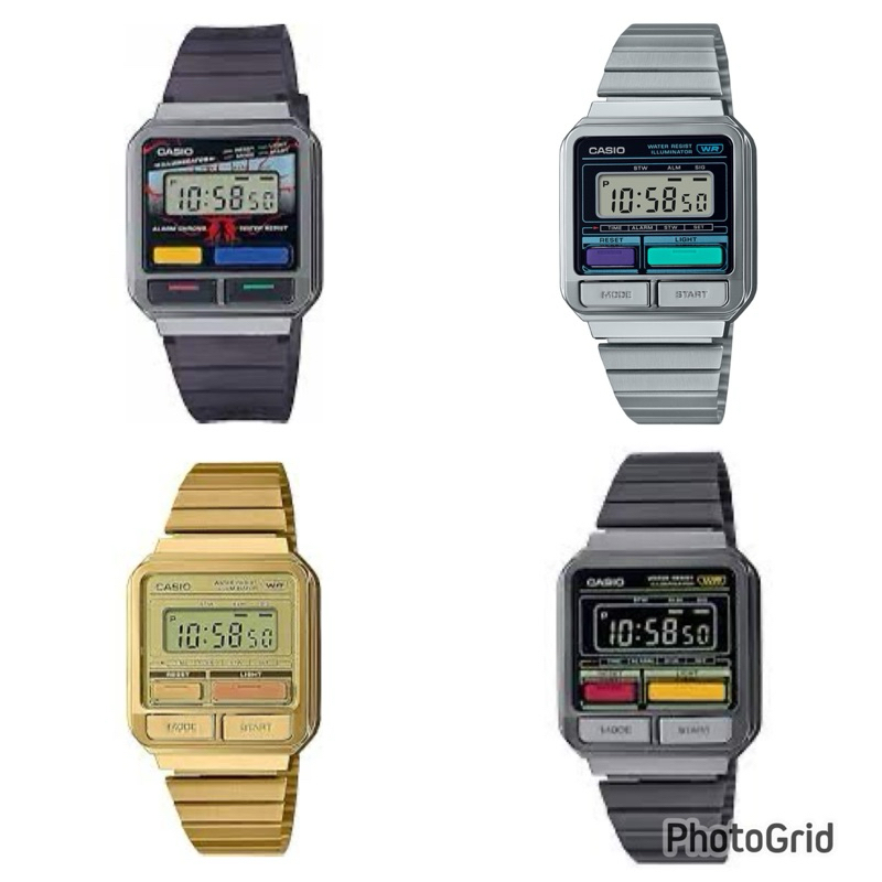Casio รุ่น A120WEST-1ADR/ A-120WE-1/ A-120WEG-9/ A-120WEGG-1 | Shopee ...