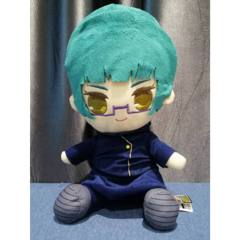 ตุ๊กตาอนิเมะ Jujutsu KAISEN-KYURUMARU Plush Toy-Maki Zen'in ขนาด11นิ้ว ...