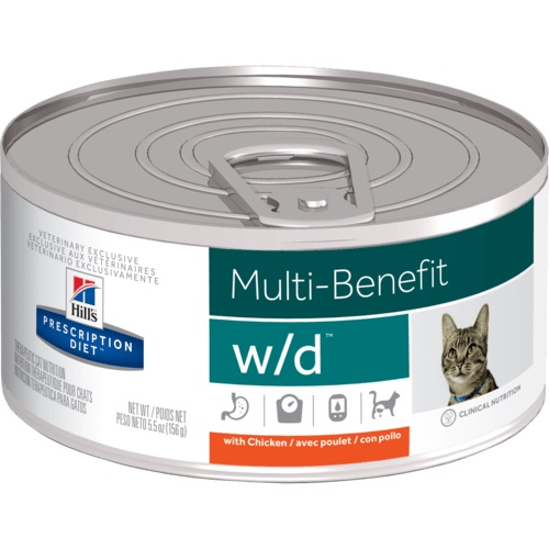 Hill's® Prescription Diet® w/d® Multi-Benefit Feline 5.5oz. อาหารเปียก ...