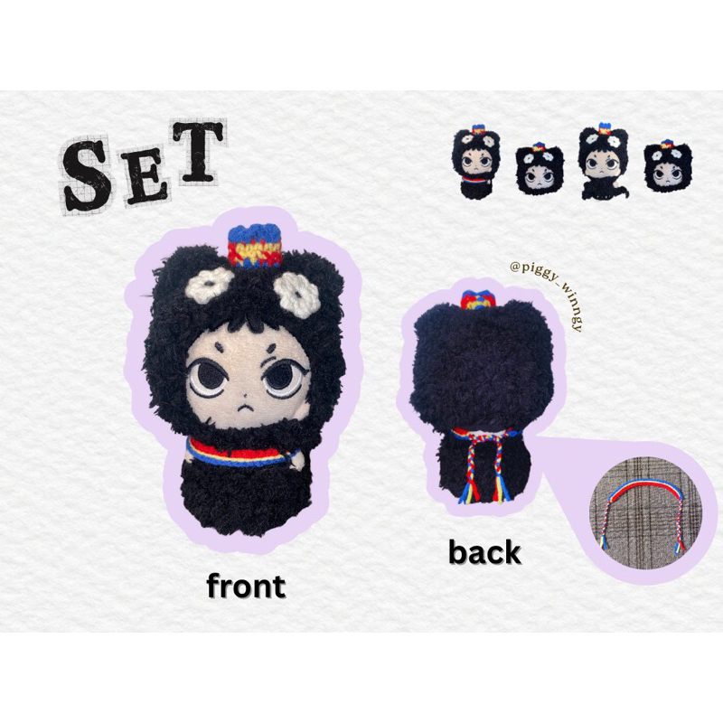 (พร้อมส่ง/พรีออเดอร์) ชุดกานูเล่แมวดำ ชุดเหมียวเตนล์ canele black cat ...