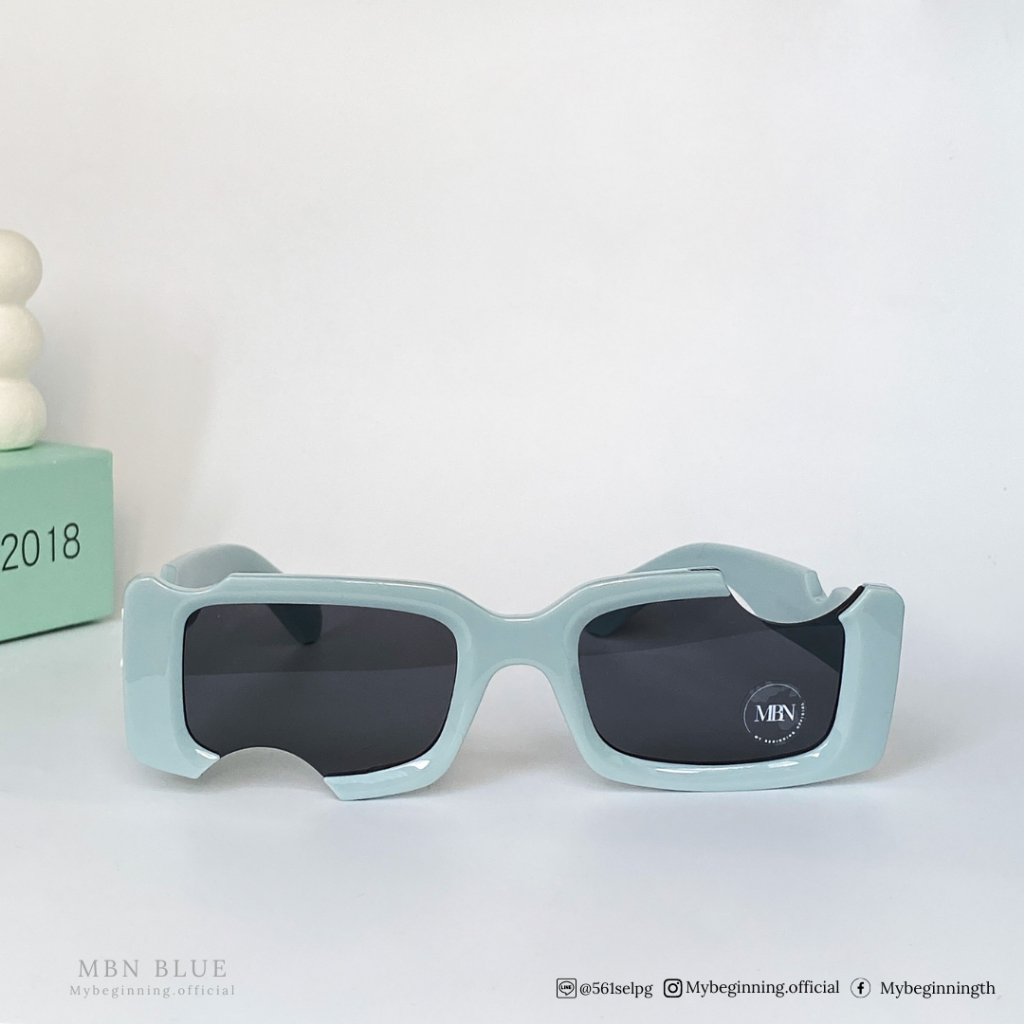 𝐌𝐁𝐍 รุ่น 𝐁𝐋𝐔𝐄 แว่นกันแดด เลนส์ป้องกัน UV 400 แว่นที่ทุกสไตล์ห้ามพลาด | Shopee Thailand