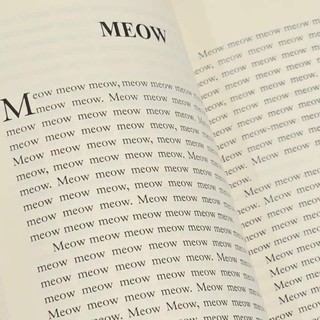หนังสือแมว Meow Meow 😺 The meow library. Meow a novel | Shopee Thailand