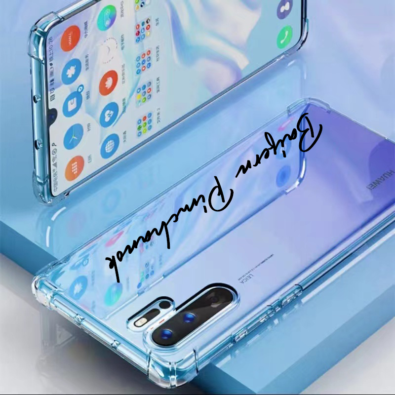 เคส Huawei [สกรีนชื่อ] P Series P9/P10/P20/P30/P40/P50/P60/P70 เคสไฮบริดจ์ขอบนิ่ม หลังแข็ง ยกมุม ...