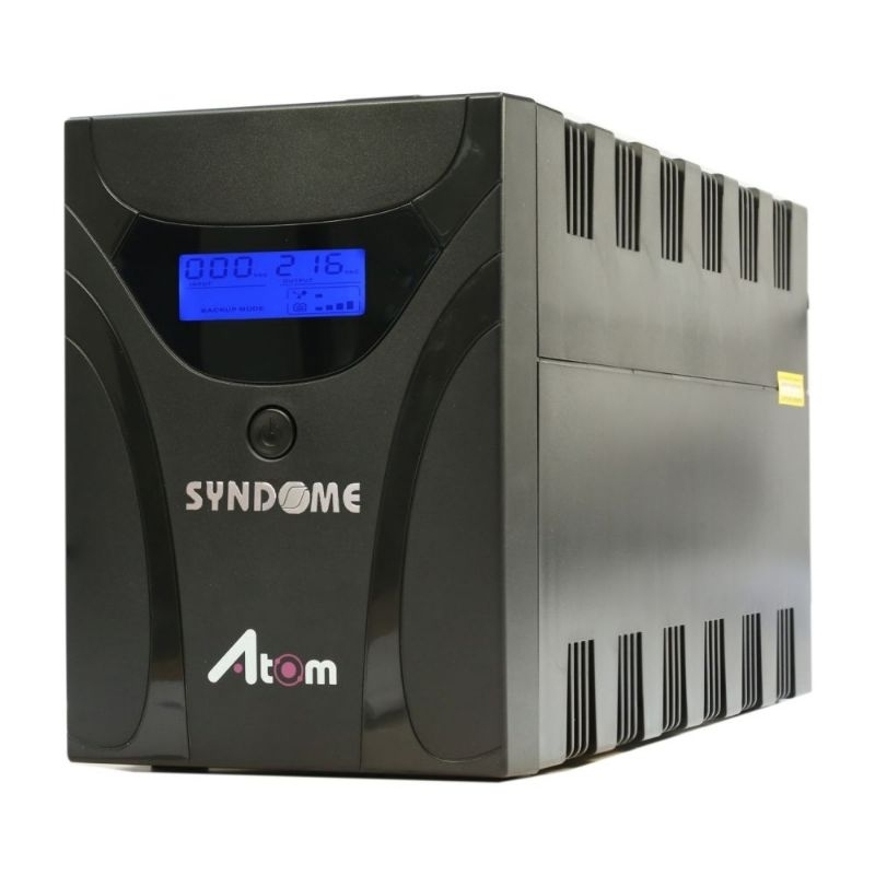 UPS เครื่องสำรองไฟ SYNDOME ATOM-2200-LCD 2200VA/1320W สินค้าพร้อมใช้งาน ...