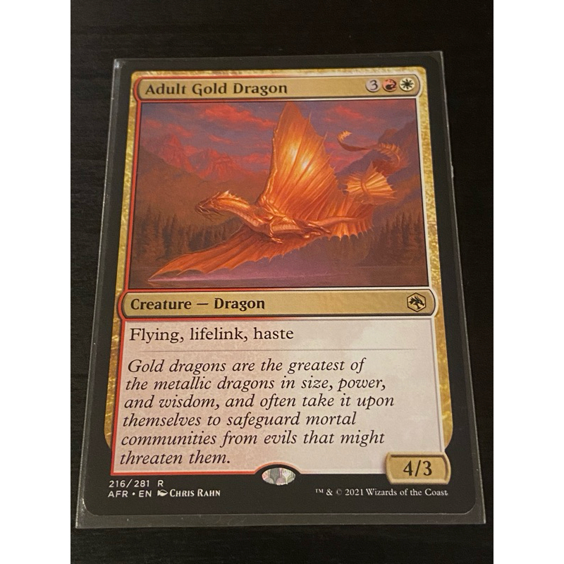[MTG][AFR] Adventures in the Forgotten Realms: Adult Gold Dragon การ์ด ...