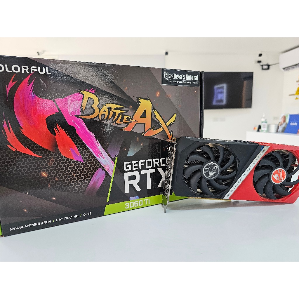 COLORFUL GEFORCE RTX 3060 Ti NB DUO V2 LHR-V | Shopee Thailand