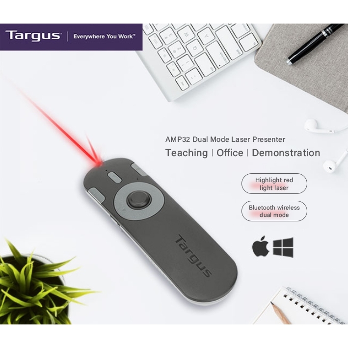 Targus Dual Mode Presenter with Laser Pointer เลเซอร์พอยต์เตอร์ รุ่น ...
