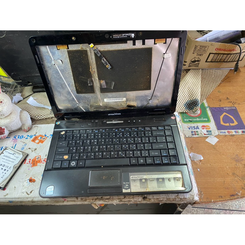 Notebook Emachine d525 d725 มือสอง ตามสภาพ อะไหล่ เหมาะกับช่าง | Shopee ...