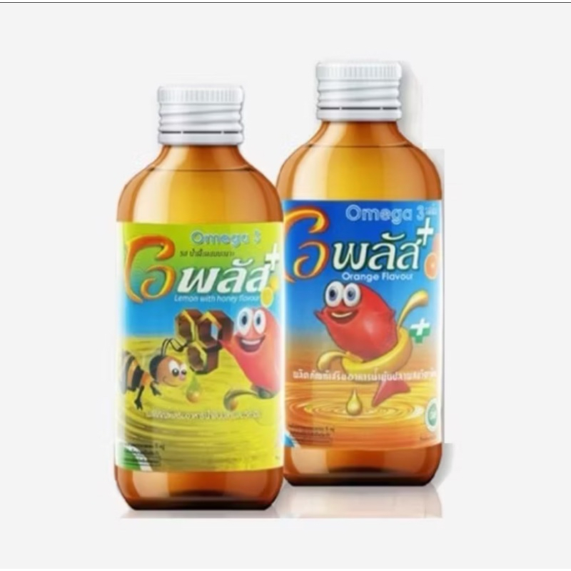 O+Plus Omega 3 (120 ml) โอพลัส โอเมก้าสาม น้ำมันปลา อาหารเสริมสำหรับ ...
